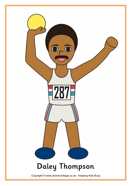 Daley Thompson Poster | Activity Village