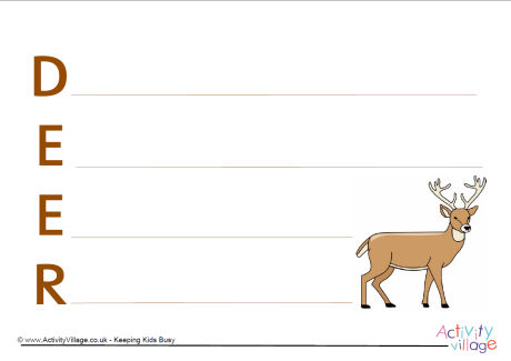 Acrostic Poem Printables