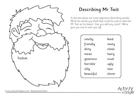 Roald Dahl Worksheets | Activity Village