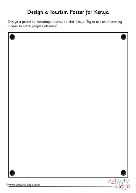 Kenya Fun Facts and Printables for Kids