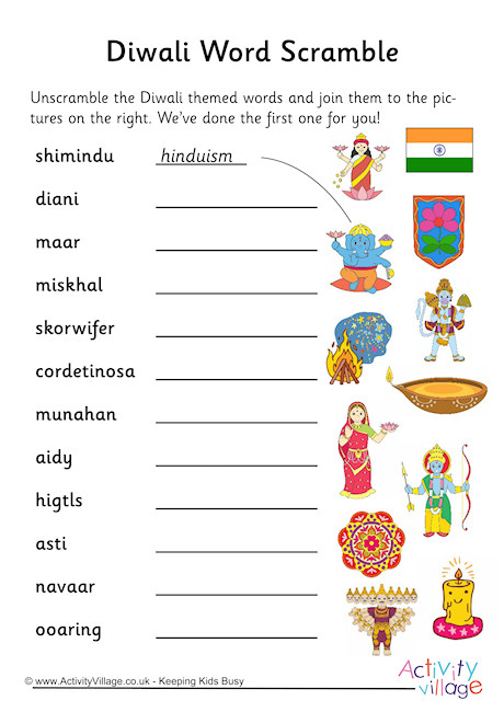 Diwali Puzzles | Activity Village