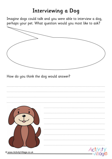 Dog Worksheets | Activity Village