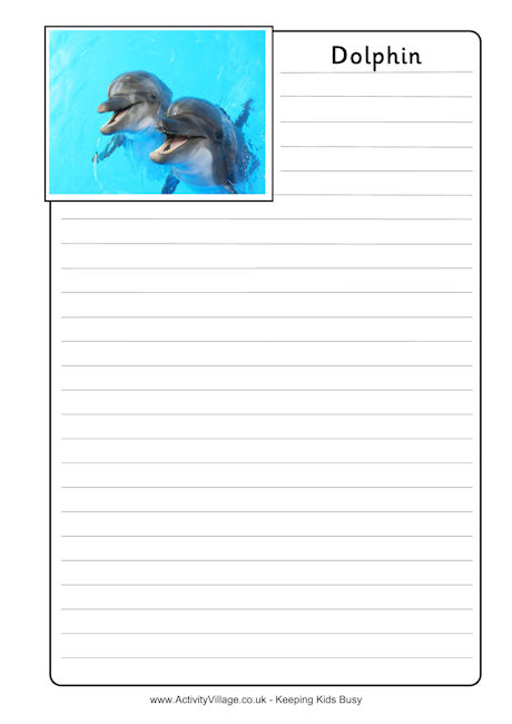 Dolphin Printables | Activity Village