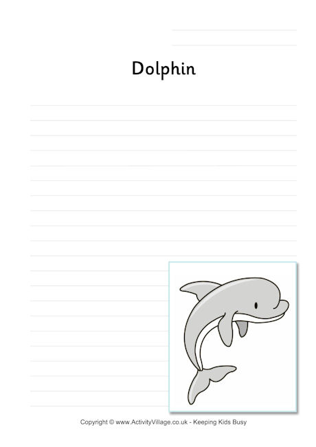Dolphin Printables | Activity Village