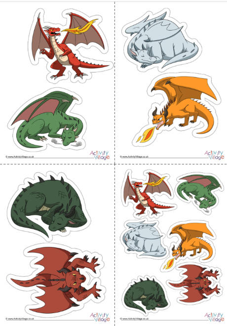 Dragon Printables | Activity Village