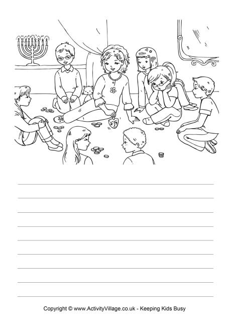 Hanukkah Story Paper | Activity Village