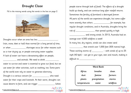 Drought | Activity Village
