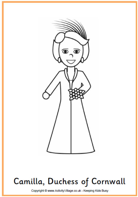 Royal Family Colouring Pages