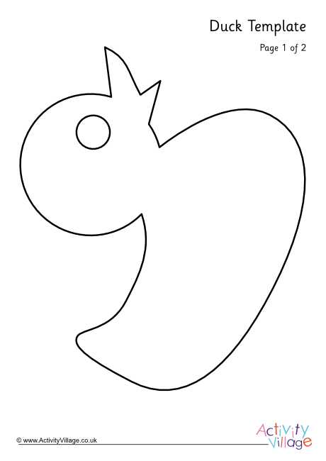 Bird Templates for Kids Crafts