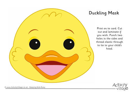 Duckling Mask | Activity Village