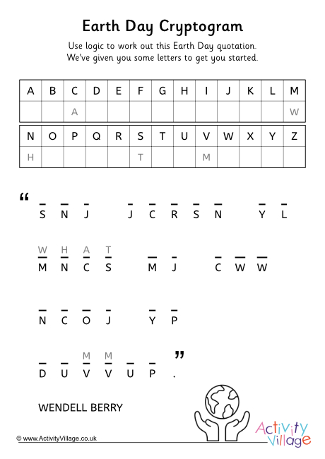 Cryptograms | Activity Village