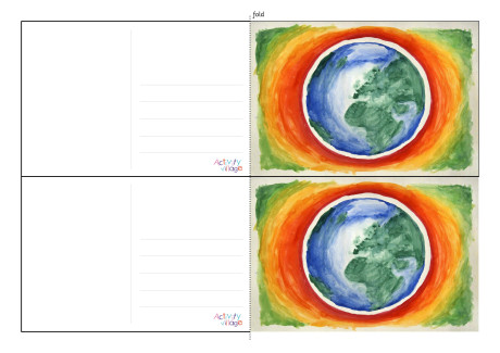 Earth Day Postcards | Activity Village