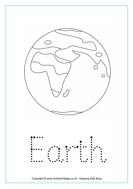 Space Handwriting Worksheets | Activity Village