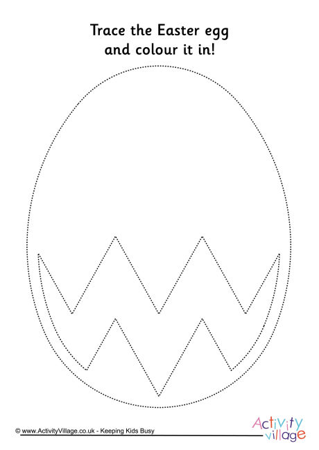 Easter Tracing Pages | Activity Village
