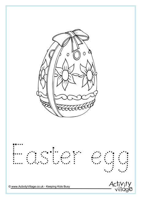 Easter Handwriting Worksheets | Activity Village