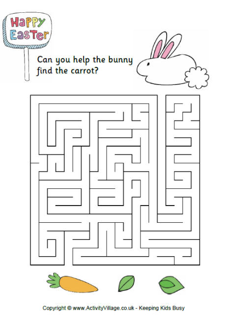 Easter Maze 3 | Activity Village