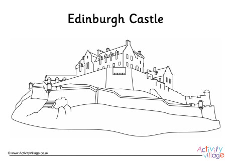 Scotland Colouring Pages for Kids