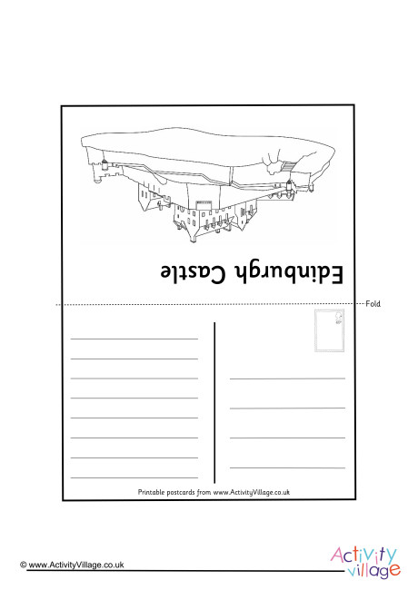 Scotland Colouring Pages for Kids