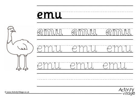 Emus | Activity Village