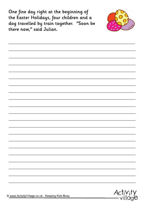 Story Starters - Printables for Kids