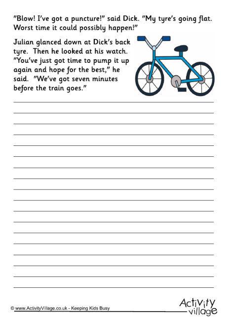 Story Starters - Printables for Kids