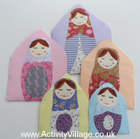 Envelope Matryoshka Dolls | Activity Village
