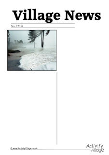 Newspaper Writing Prompts | Activity Village