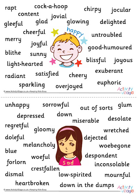Synonym Posters | Activity Village