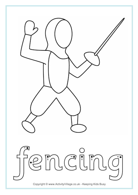 Fencing | Activity Village
