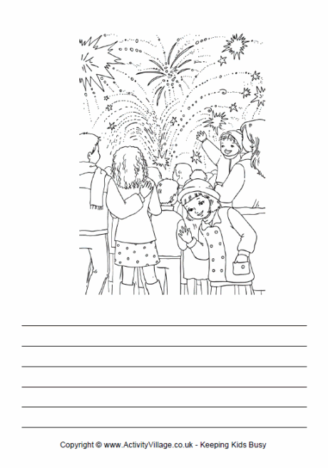 Fireworks Printables | Activity Village