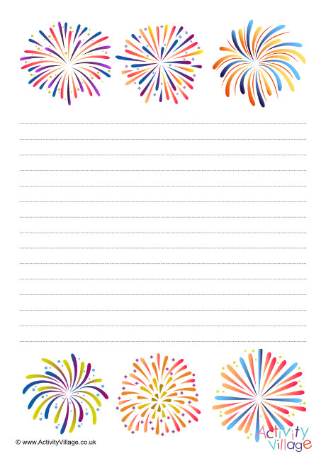 Fireworks Printables | Activity Village