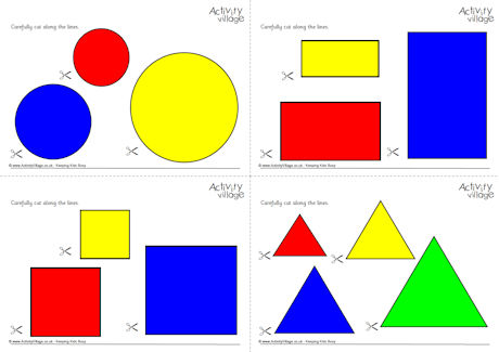 Cutting Shapes | Activity Village