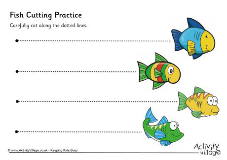 Fish Cutting Practice | Activity Village