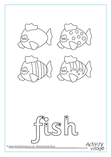 Fish Worksheets | Activity Village
