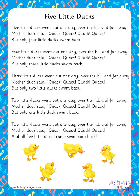 Duck Printables | Activity Village
