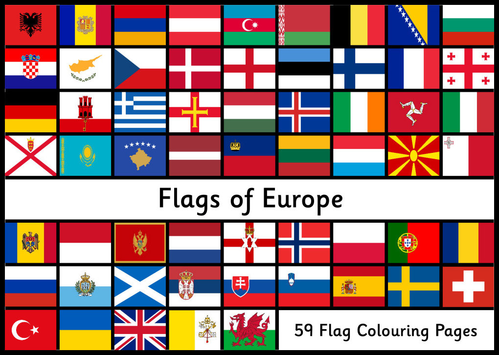 Flag Colouring Pages | Activity Village