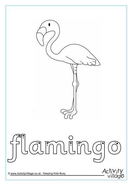 Flamingo Activities for Kids