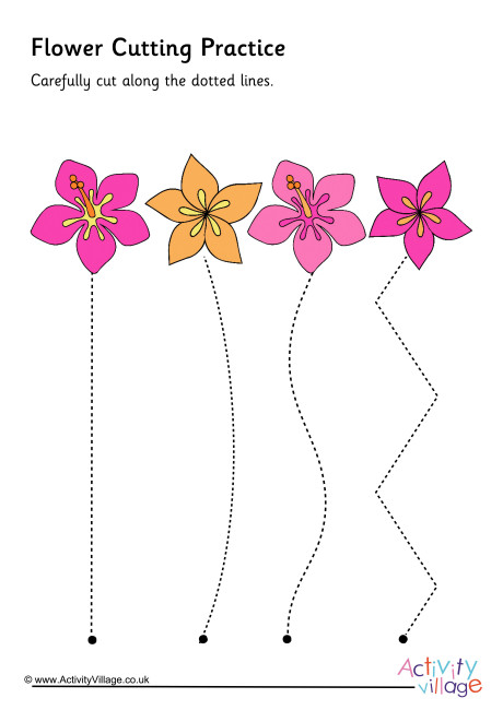 Flower Scissor Activities | Activity Village