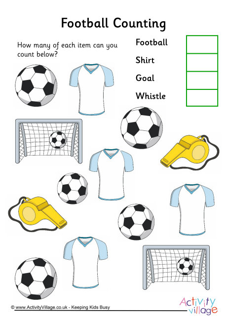 First Counting Worksheets | Activity Village