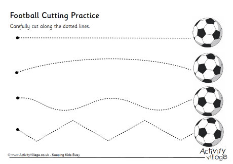 Football Cutting Practice | Activity Village
