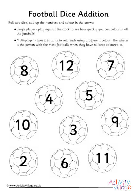 First Addition Worksheets | Activity Village