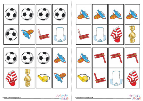 Football Dominoes | Activity Village