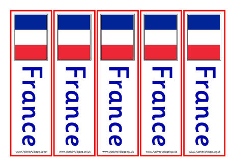 France Flag Printables | Activity Village
