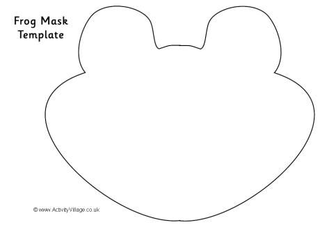 Frog Mask Template | Activity Village