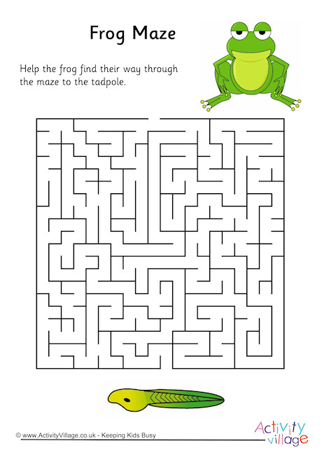 Frog Maze | Activity Village