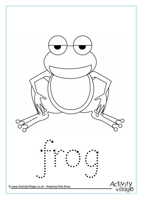 Frog Worksheets | Activity Village
