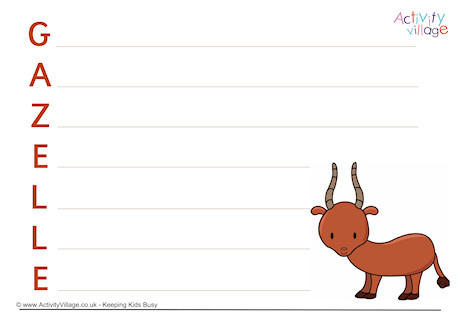 Animal Acrostic Poem Printables | Activity Village