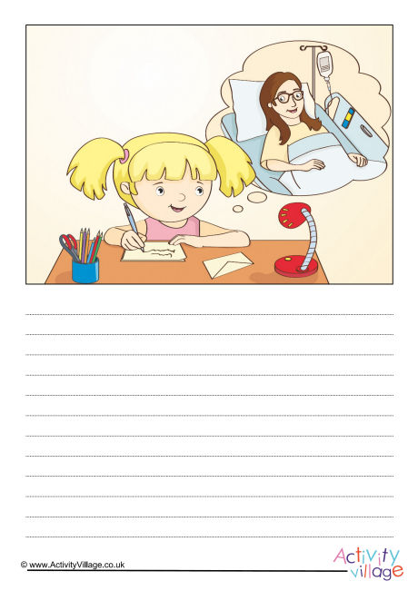 Get Well Soon Story Paper | Activity Village