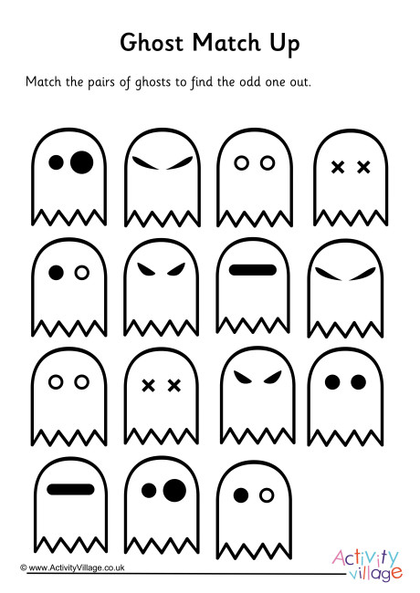 Ghost Printables | Activity Village