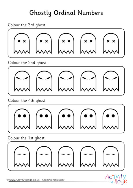 Halloween Maths Worksheets | Activity Village